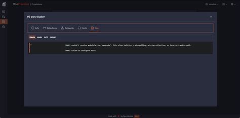 how to resolve this error after integrate with aws cloud community