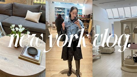 Ny Vlog 빈티지 샤넬 베이비 디올 질 샌더 인테리어 숍 소호 최애 쇼핑 플레이스🤍 텔라랑 유니온스퀘어 데이트💗