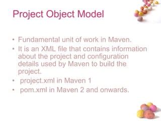 Maven Introduction PPT Programming Languages Computing