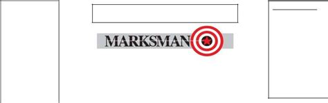 Marksman Security Form ≡ Fill Out Printable Pdf Forms Online