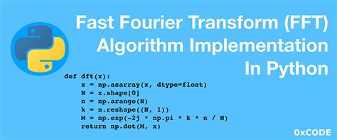 Fast Fourier Transform Fft Algorithm Implementation In Python By
