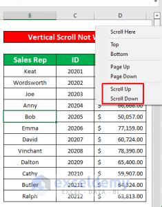 Solved Vertical Scroll Not Working In Excel Quick Solutions