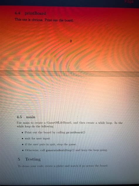 solved conway s game of life code in java please please