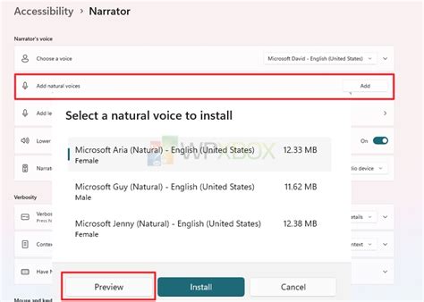 How To Use Natural Voices In Windows Narrator