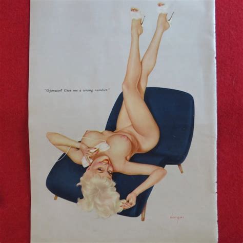 Vargas Pin Up Girl Etsy