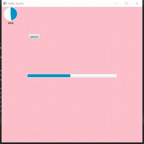 Progressbar和progressindicator进度显示 Javafx学习笔记