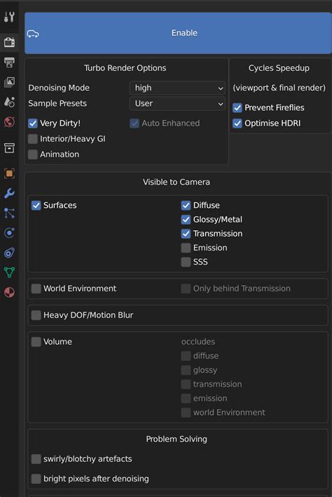 🚀 Turbo Tools Faster Cycles Renders And Compositing 557 By Jimmyj Released Scripts And