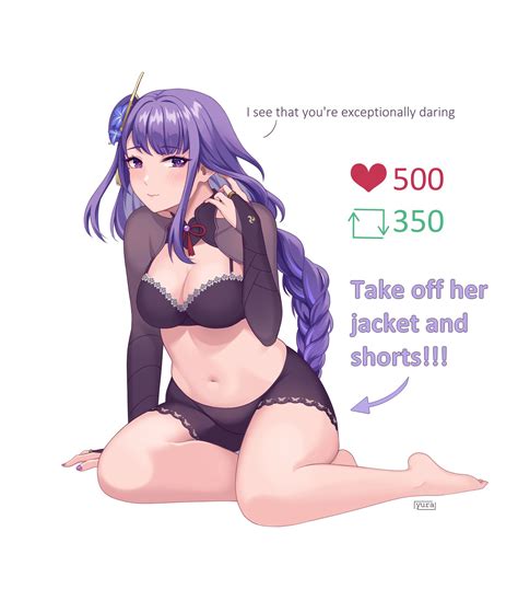 Yura S Arts COMMISSIONS OPEN On Twitter Part Of Stripthegenshin Meme She Doesn T Seem