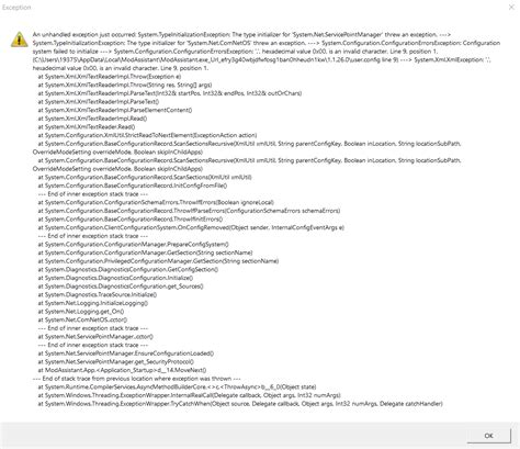 system typeinitializationexception · issue 418 · bsmg modassistant