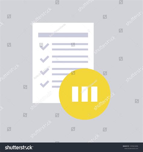 Document Password Icon Stock Vector Royalty Free 1335823496