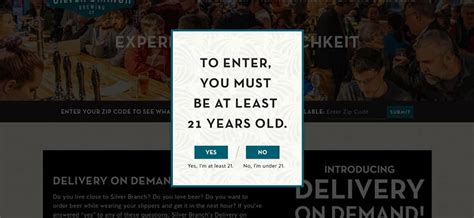 Create An Age Verification Modal For Your Website Digital Ink