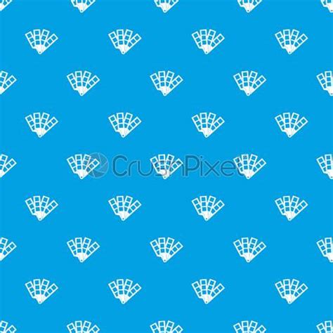 Color Palette Guide Pattern Seamless Blue Stock Vector Crushpixel