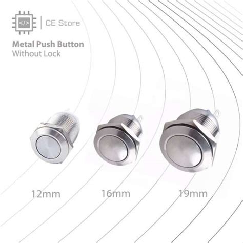 Metal Push Button Without Lock CE Store