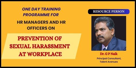 Prevention Of Sexual Harassment At Workplace Workshops Event Tickets