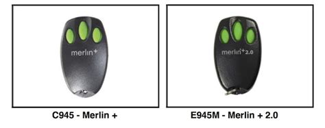 Merlin E970M Premium Security Security 2 0 Garage Door 4 Button Remote Transmitter Merlin