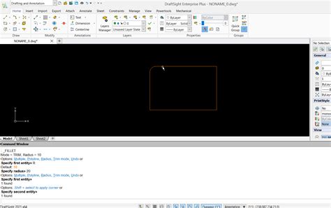 Draftsight Filleting Corners Ime Wiki