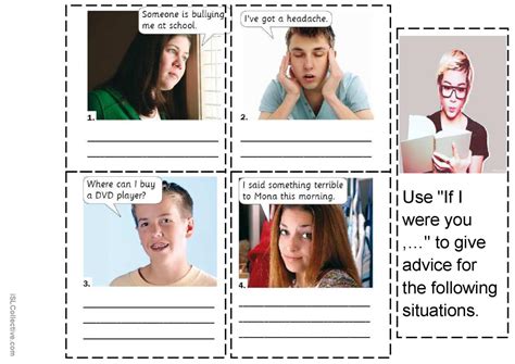 Giving Advice Second Conditional English Esl Worksheets Pdf And Doc