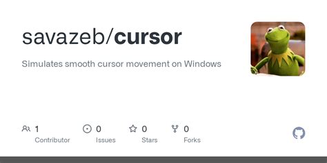 GitHub Savazeb Cursor Simulates Smooth Cursor Movement On Windows