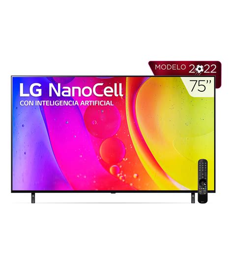 LG Pantalla LG NanoCell 75 4K SMART TV Con ThinQ AI 75NANO80SQA El Palacio De Hierro