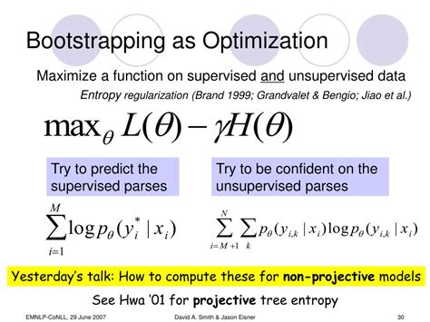 Ppt Bootstrapping Feature Rich Dependency Parsers With Entropic Priors Powerpoint Presentation