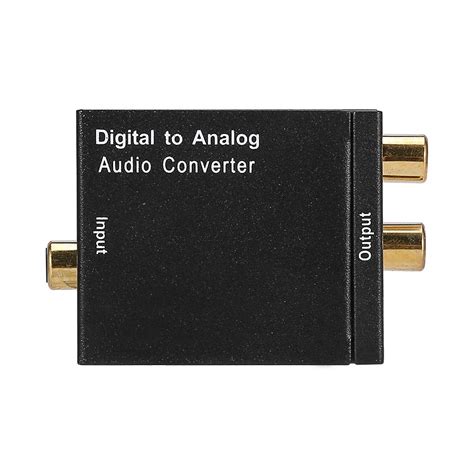 Conversor Digital A AnaLogitecco Toslink Optico Coaxial RCA Blu Ray DVD HD Amplificadores AV