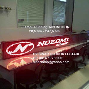 Lampu Running Text INDOOR Agen Dan Distributor Lampu LED Agen Dan Distributor Lampu CV