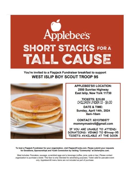 Apr 14 Short Stacks For A Tall Cause West Islip Ny Patch