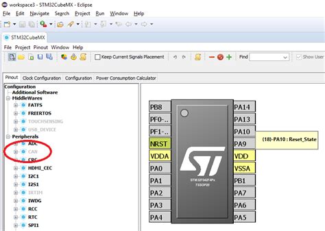 solved use can in stm32f042f4 can not config in cubemx