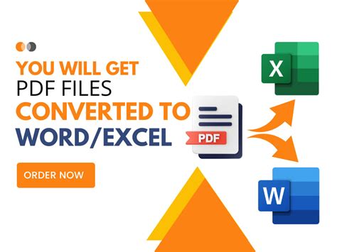 Pdf Files Converted Into Editable Word Or Excel File Upwork