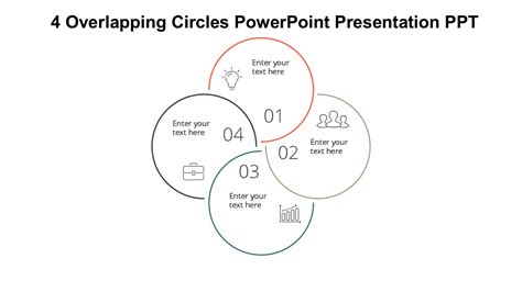 4 Overlapping Circles PowerPoint Presentation PPT PPTUniverse