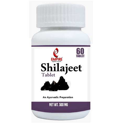 Shilajeet Tablet 750mg 60tab Empire