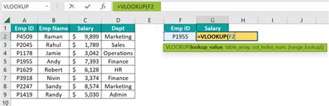 VLOOKUP With MATCH Function Problems Examples Formula