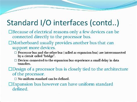 Inputoutput Organization Chapter 8 Accessing Io Devices Accessing