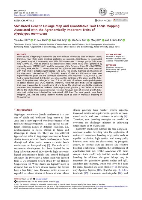Pdf Snp Based Genetic Linkage Map And Quantitative Trait Locus Mapping Associated With The