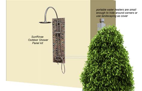 Hot Outdoor Shower Made Easy Sunrinse Outdoor Showers