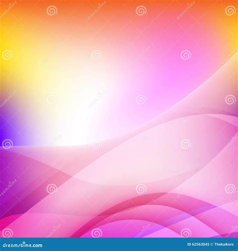 Abstract Background Colorful Curve And Wave Element Stock Vector