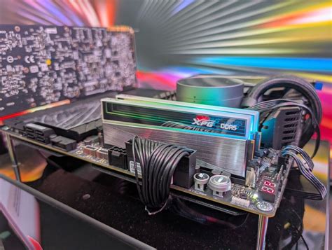 adata xpg project infinity exhibited at computex high performance ddr5 udimm built for ai
