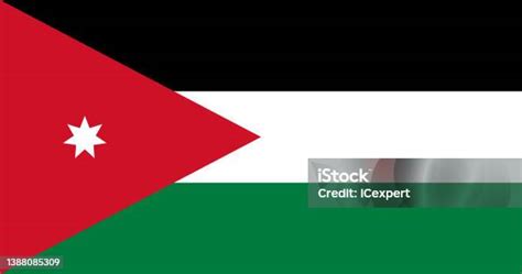 오리지널 Rgb 컬러 벡터 일러스트 디자인이 있는 요르단 플래그 요르단에 대한 스톡 벡터 아트 및 기타 이미지 요르단 별 모양 0명 Istock