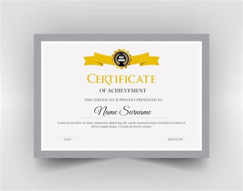 Page 5 Certificate Completion Psd High Quality Free Psd Templates For Download