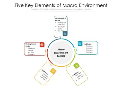 Five Key Elements Of Macro Environment Ppt PowerPoint Presentation File Styles PDF PowerPoint