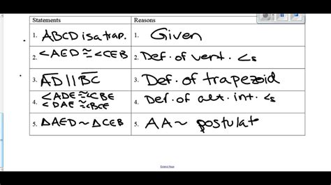 Proofs With Similar Triangles Worksheets Library