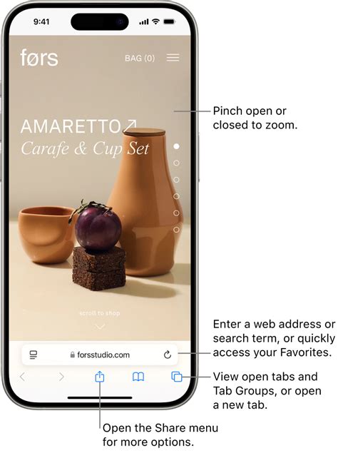 browse the web using safari on iphone apple support in