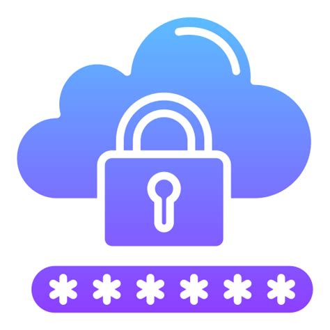 Password Generic Gradient Fill Icon