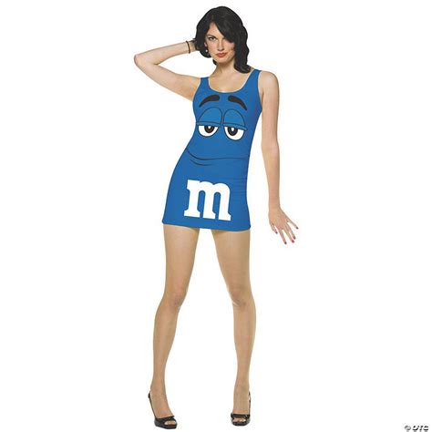 Womens Blue Mandms ® Candy Tank Dress Costume Discontinued
