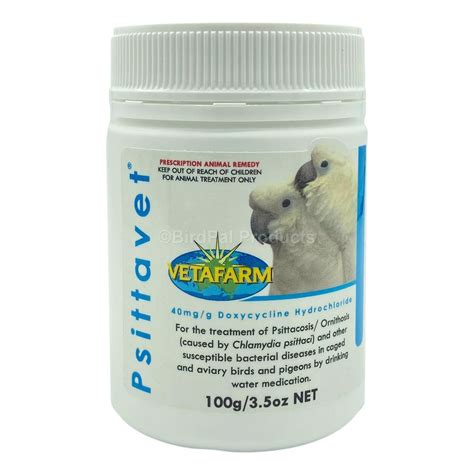 Psittavet Powder Doxycycline Remedy For Birds