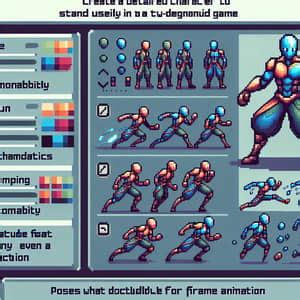 D Character Sprite Sheet Pixel Art Creation Guide AI Art Generator Easy Peasy AI
