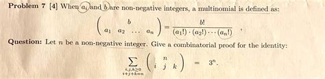 Solved Problem 7 4 When Ai And B Are Non Negative