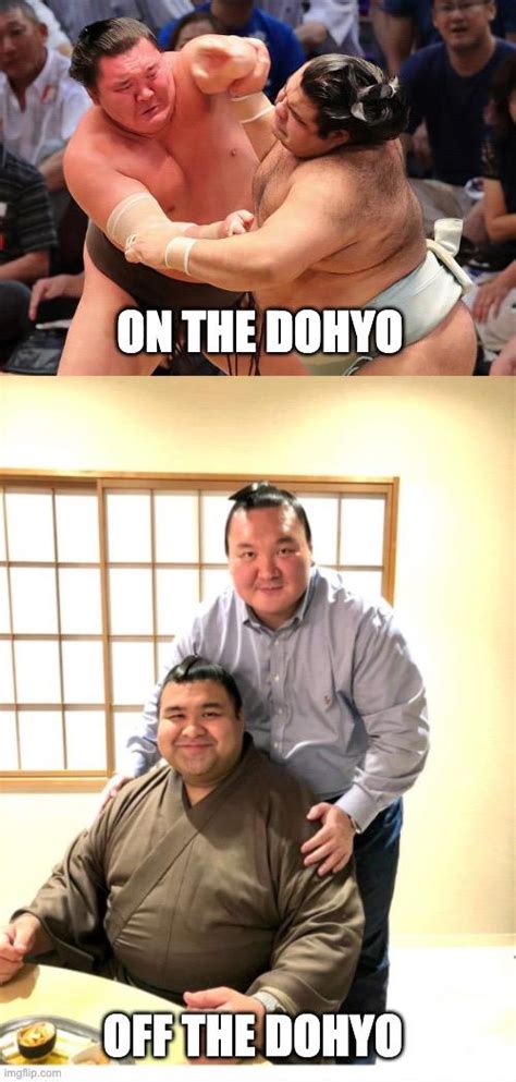 Every Picture Of Sumo Wrestlers Outside The Dohyo Confirms This Haha Rsumomemes