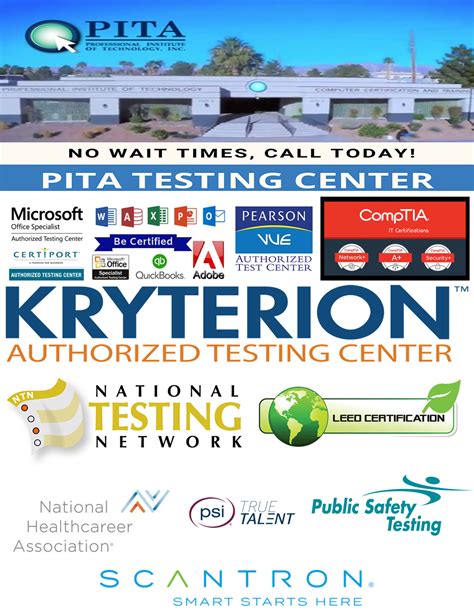 Certification Testing Professional Institute Of Technology And Accounting