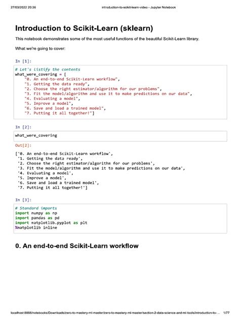 Intro Scikit Learn Pdf